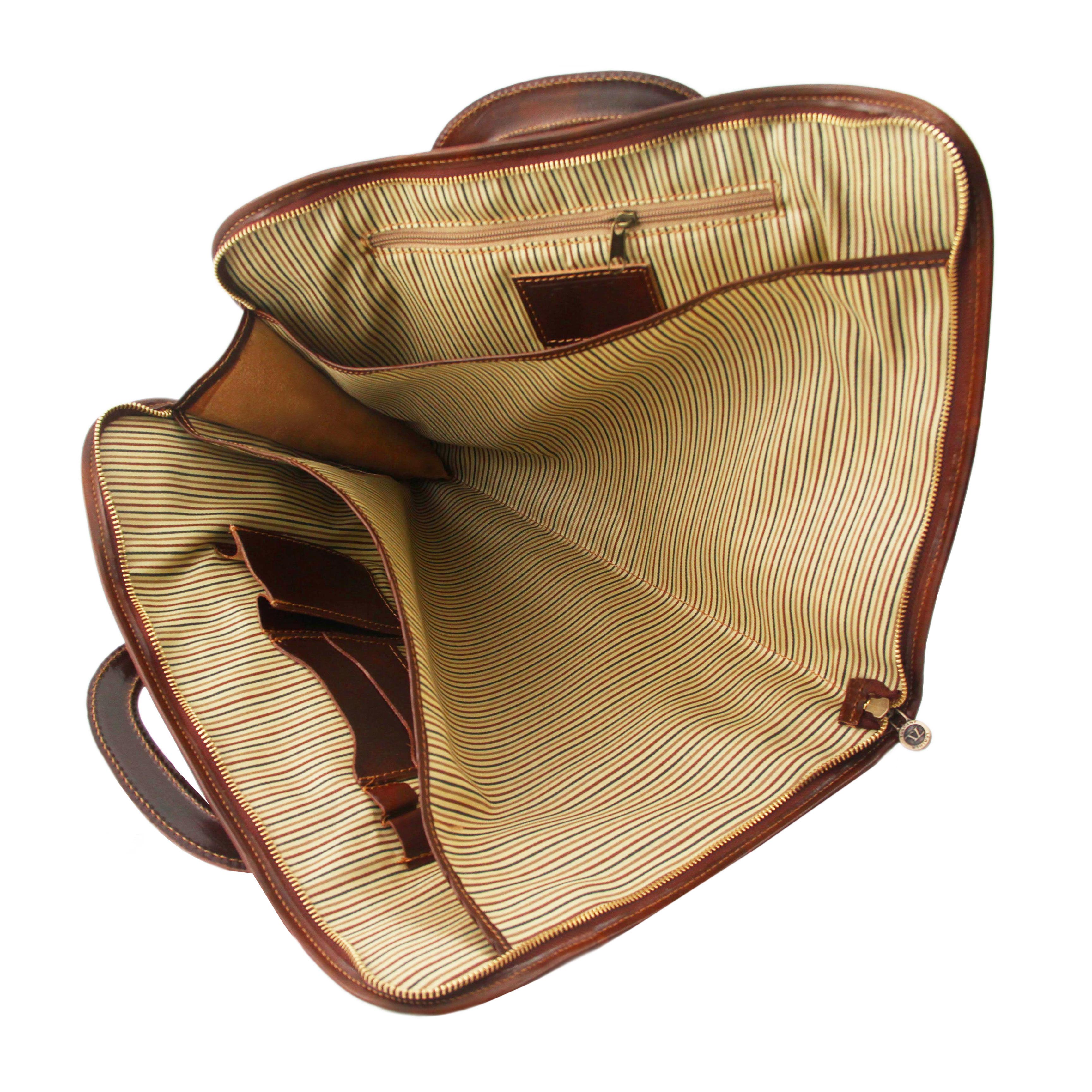 Mapa documente din piele naturala Tuscany Leather, neagra, Sorrento