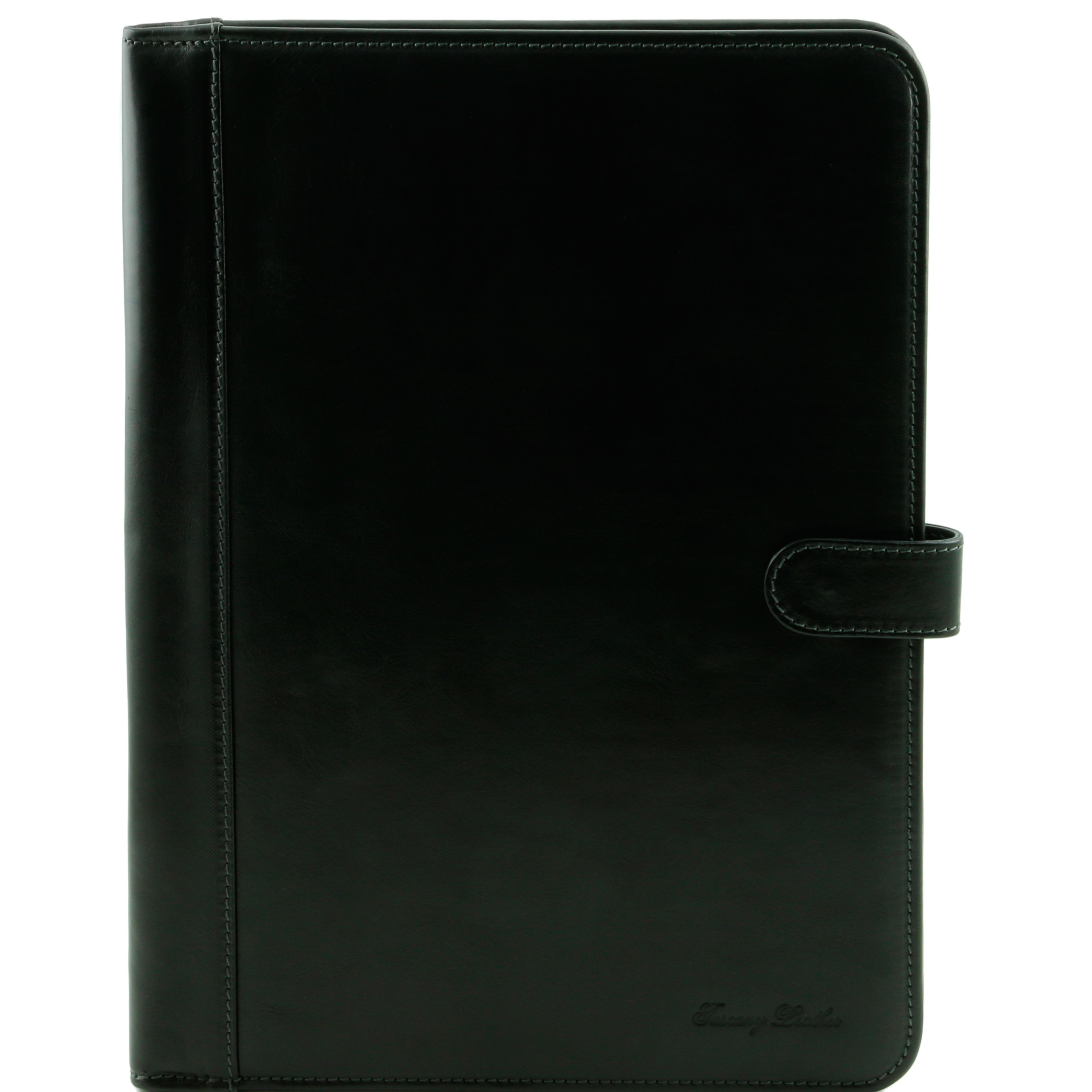 Mapa din piele naturala Tuscany Leather, neagra, Adriano