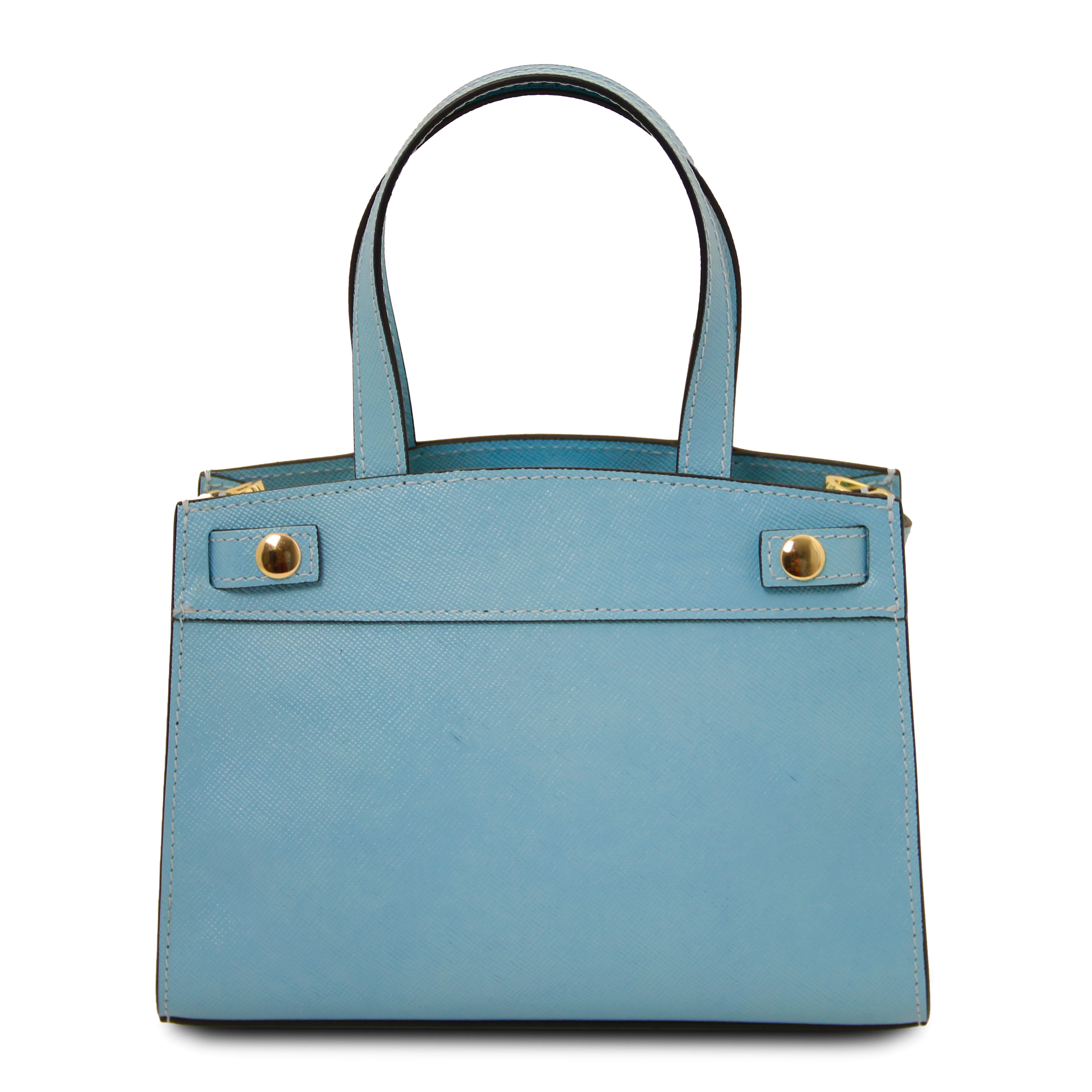 Geanta dama piele naturala albastru azur, TL Musa Mini